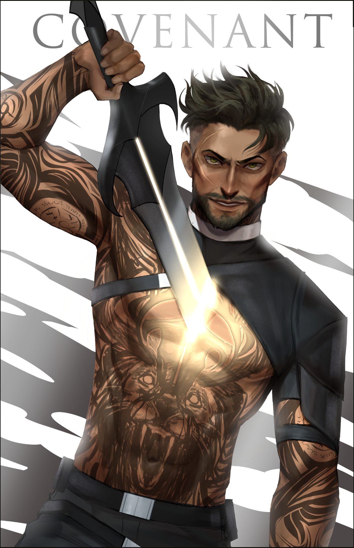 Father Aaron Silver Foil Print – explodikid